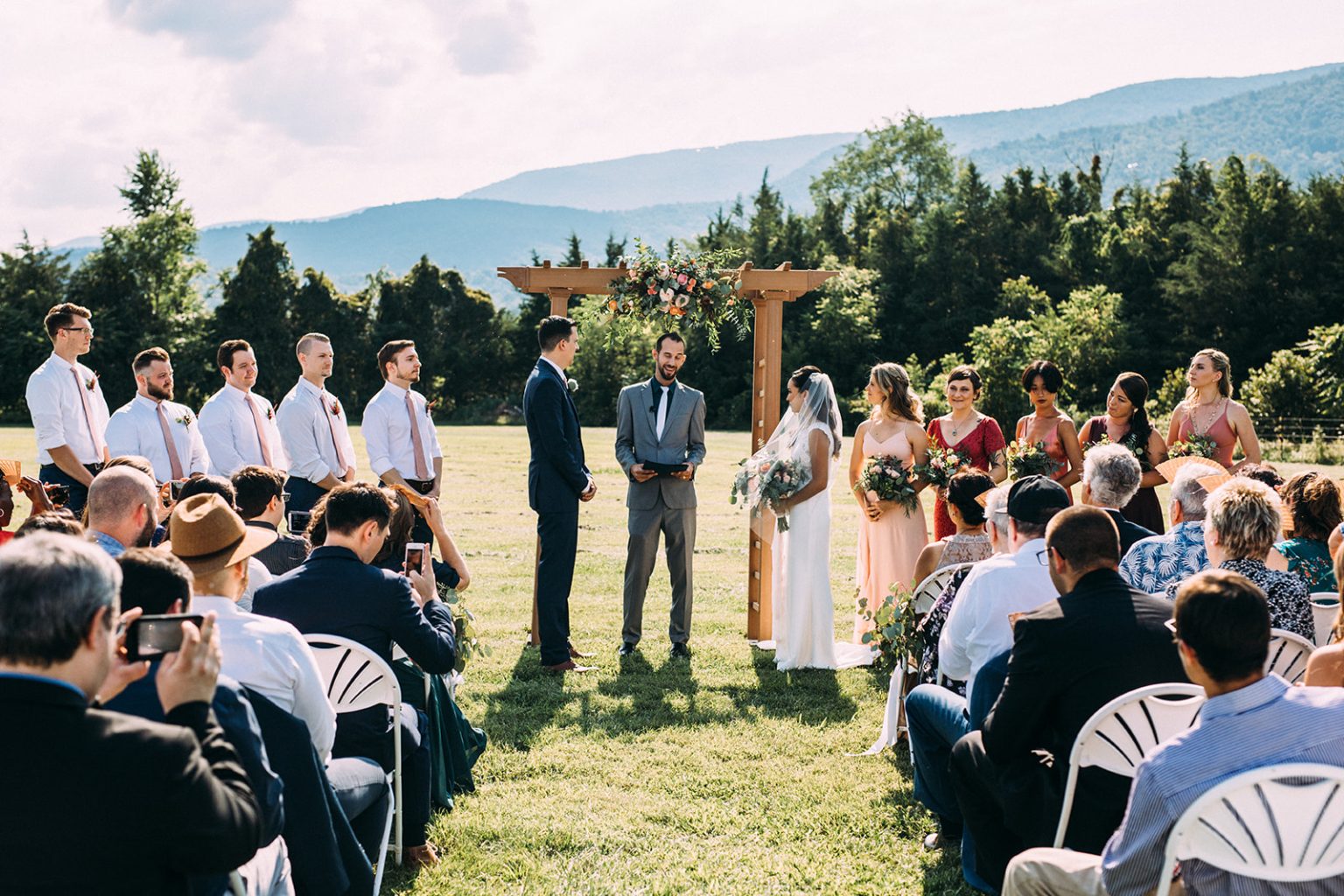 Laurene & Dominick's Natural Lydia Mountain Wedding | Charlottesville ...